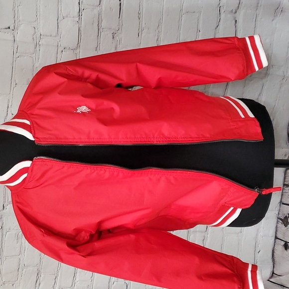 U.S. Polo Assn. | Jackets & Coats | Red And White Striped Color Jacket ...